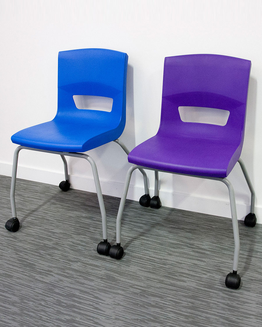 Postura+ 4 Leg Chair + Castors